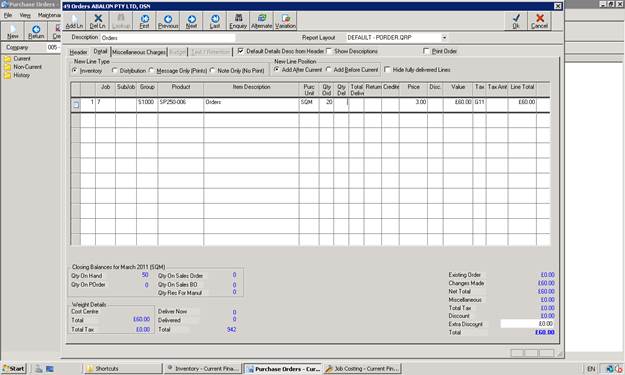 Explanation of the Origin of Stock Req Adjustments